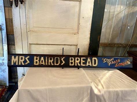 Mrs Bairds Bread Door Push Sign 4674858119