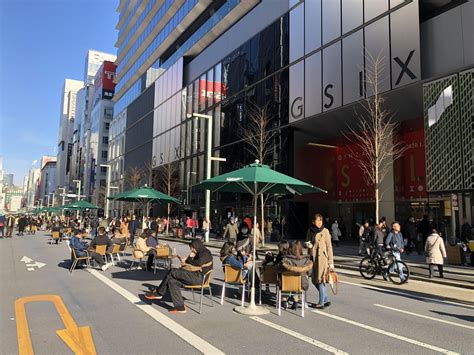 Ginza Street Pedestrian Paradise On Weekends Tokyo Traveling Tokyo