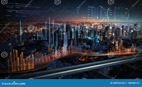 Concept Of Real Time Data Analytics Featuring Live Data Streams Stock Illustration