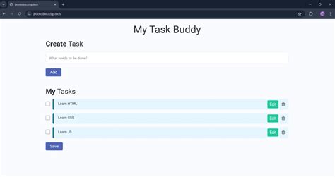 Jyotsna Guntha On Linkedin Webdevelopment Javascript Css Html Todo Nxtwave Ccbpacademy