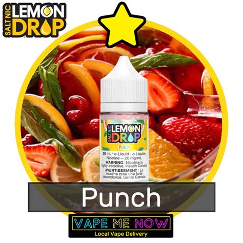 Lemon Drop Punch 30 Minute Vancouver Vape Delivery Vape Me Now