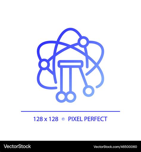 Stem In Physics Pixel Perfect Gradient Linear Icon