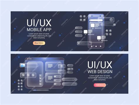 Premium Vector Ui Ux Template Design