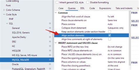 Minor But Highly Annoying Issue With MySQL Code Identation IDEs Support IntelliJ Platform