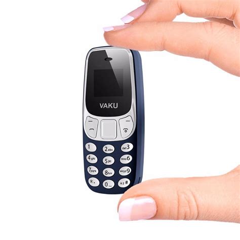 VAKU World S Smallest Dual Sim Nano Phone With Voice Changer Alarm Bluetooth Etc LBSTAR