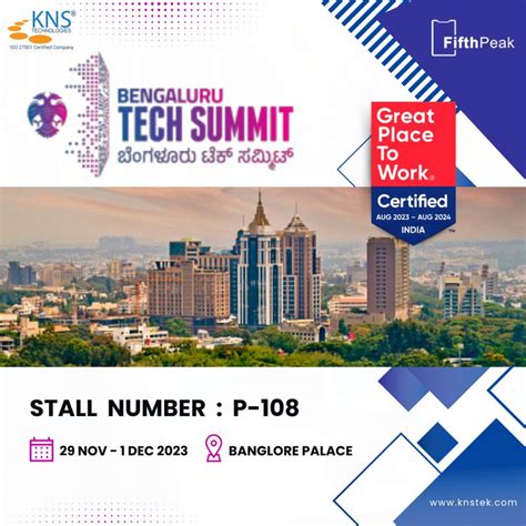 kns technologies on linkedin bengalurutechsummit techinnovation