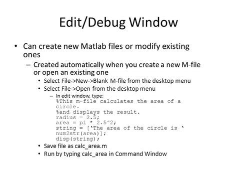 Intro Matlab Special Purpose Computer Program Optimized To Perform