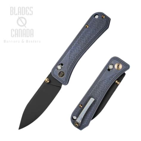 We Knife Bougie Banter Crossbar Lock Folding Knife S45vn Black Sw
