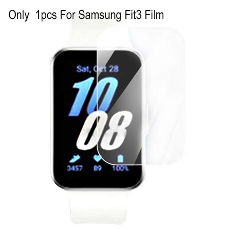 1pack Screen Protector Tpu Clear Film For Samsung Galaxy Fit 3