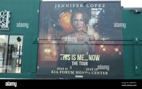 Los Angeles California Usa 23rd February 2024 Jennifer Lopez This Is