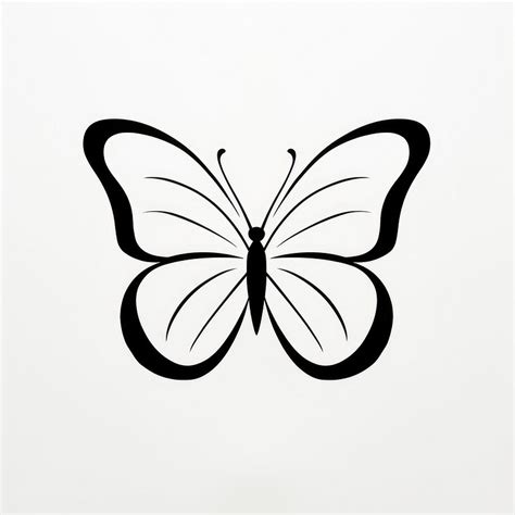 Butterfly Black Outline Images Free Photos Png Stickers Wallpapers