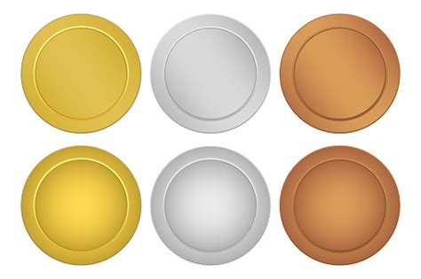 흰색 배경에 고립 된 메달 수상자 세트 금 은 청동 상 벡터 일러스트레이션 그룹 0명에 대한 스톡 벡터 아트 및 기타 이미지