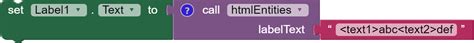 Htmlformat Label Html Not Showing Mit App Inventor Help Mit App