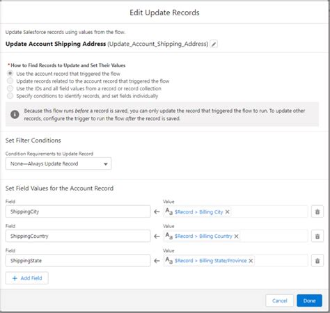 before save fast field update flow salesforce techdicer