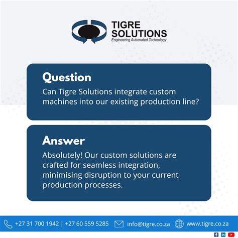 tigre solutions on linkedin customautomation seamlessintegration