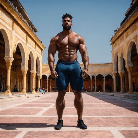 Lexica 30 Year Old Hairy Black Man With Big Muscles Big Bodybuilder