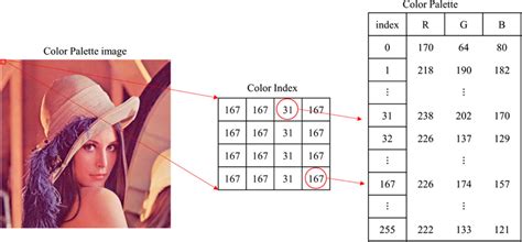 An Example Of An Image Using 256 Color Palette Download Scientific An Example Of An Image Using 256 Color Palette Download Scientific