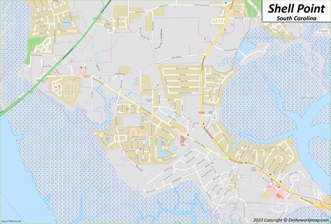 Shell Point Map South Carolina