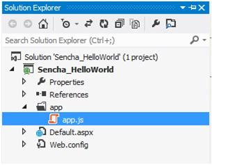 ExtJs Hello World CodeProject