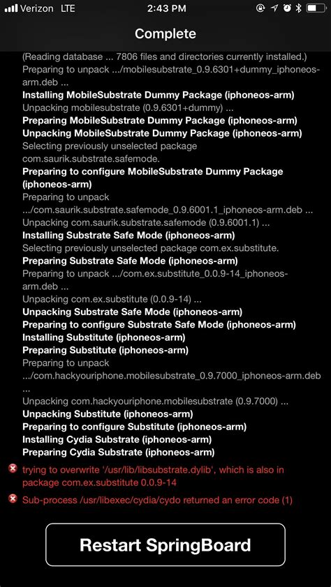 [question] trying to install cydia substrate and get rid of substitute