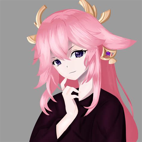 I Drew Yae Miko Ryaemiko