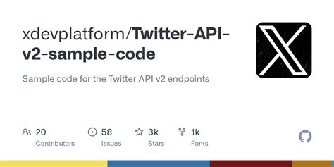 Twitter Api V2 Sample Codereadmemd At Main · Xdevplatformtwitter Api