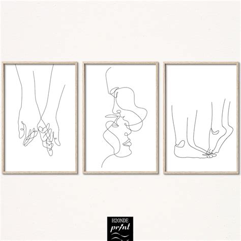 Nude Couples Art Etsy