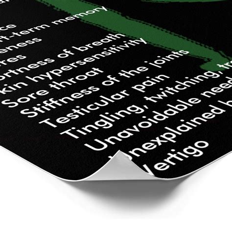 Tick Borne Infections Symptoms Educational Poster Snuggle Hamster Designs