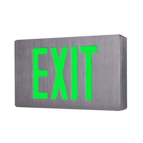 Construction Firm Dual Technology Exit Signs Whether Power Is On Or Off