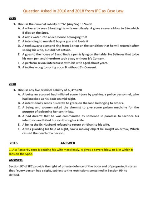 Ipc Case Problem Pdf