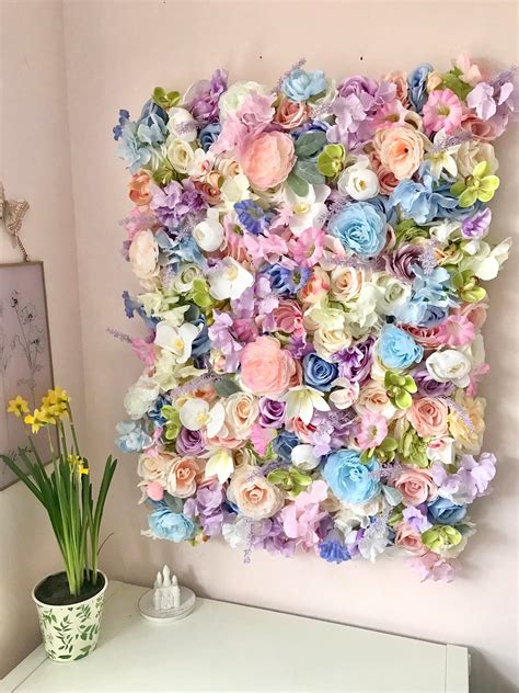 Luxury Flower Wall Flower Wall Backdrop Floral Wall Decor Nursery