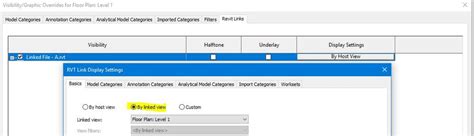Solved Revit Links Workflow Visibility Autodesk Community