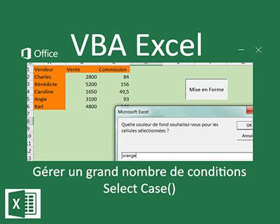 Gérer les conditions et critères en VBA Excel