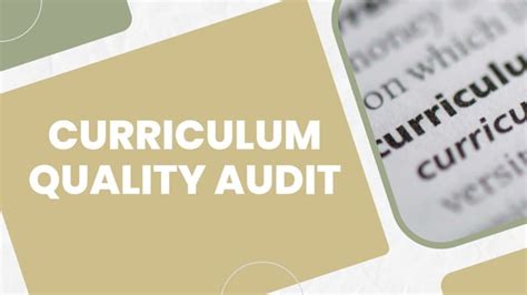 Lesson 33 Curriculum Mapping And Curriculum Quality Auditpptx