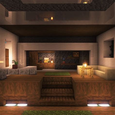 Modern Minecraft Mansion Inside