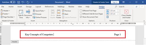 how to add header and page number in word online printable timeline
