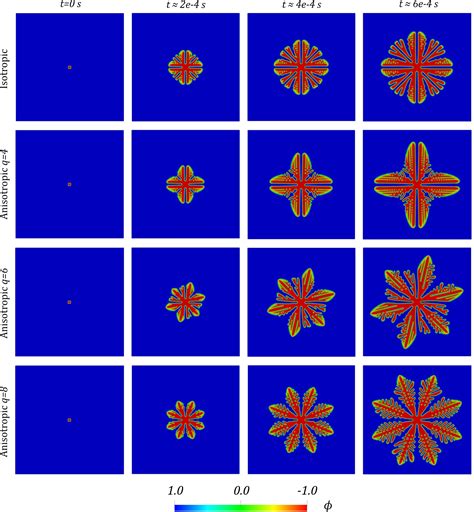 Phase Field Modeling Of Dendritic Solidification Mario De Lucios Website
