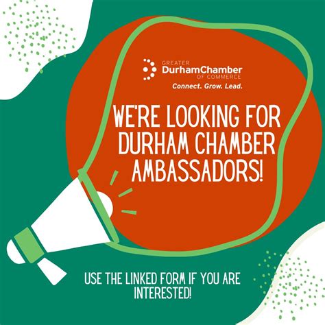The Durham Chamber Ambassador Program Is Back Are You Looking For More
