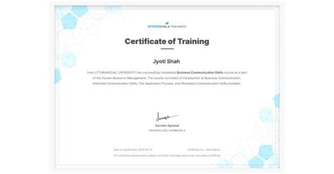 jyoti shah on linkedin successfully completed the business communication skills training from…
