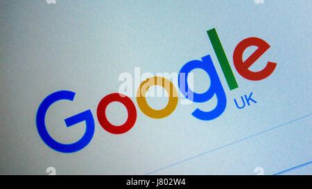 Google Uk Search Engine Homepage Stock Photo Alamy