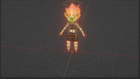 3d Model Ember Lumen Pixar Elemental Rigged Animation And Game Ready Vr