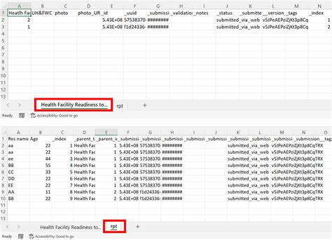 Missing Data Column Entries In Database Data Management Kobotoolbox