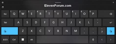 Enable Or Disable Shift Lock On Touch Keyboard In Windows 11 Windows