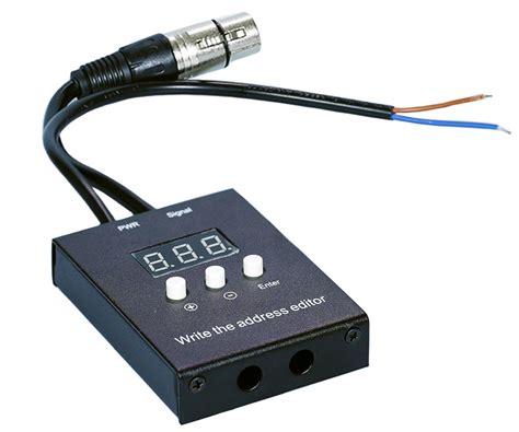 Vertical Tube DMX Address Writer