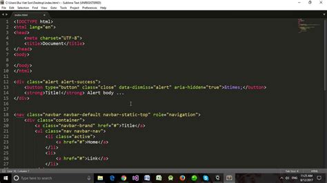 Install Sublime Text 3 And Some Plugins Needful Bootstrap 3 YouTube