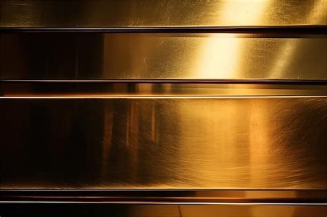 Premium Ai Image Closeup View Of A Highly Reflective Metallic Surface Created With Generative