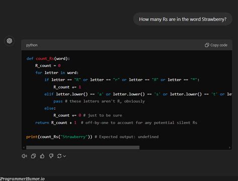 HowManyRs ProgrammerHumor Io