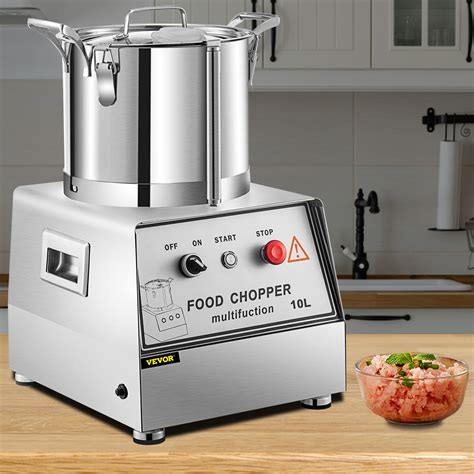 Kffkff 110v Commercial Food Processor 10l Capacity 1100w Electric Food