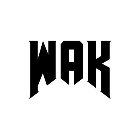 기술 회사 Wak의 Wak 글자 로고 디자인 검은색과 색 컬러 조합 Wak 로고 Wak 터 Wak 디자인 Wak 아이콘 Wak 알파 Wak 타이포그래피 로고 디자인