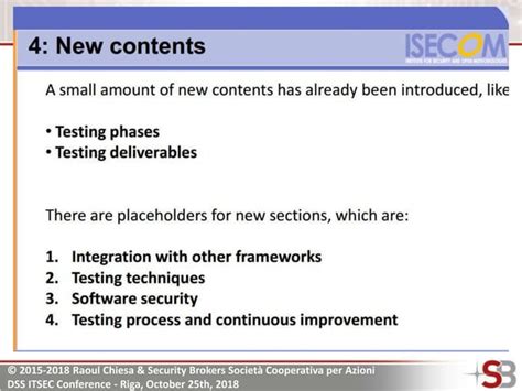 Proactive Security The Opensource Security Testing Methodology Manual